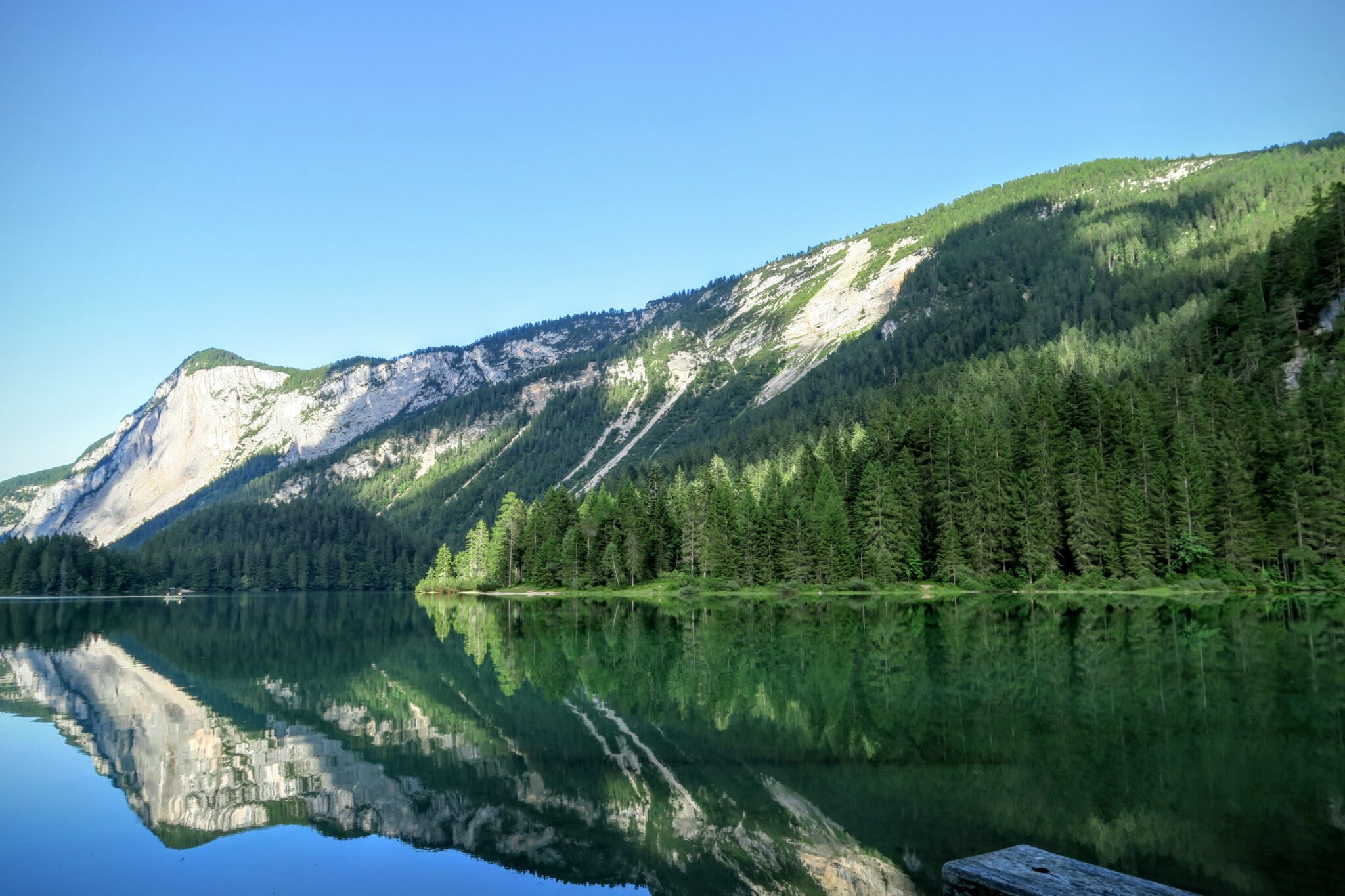 Lake Tovel - Red Lake in the Dolomites